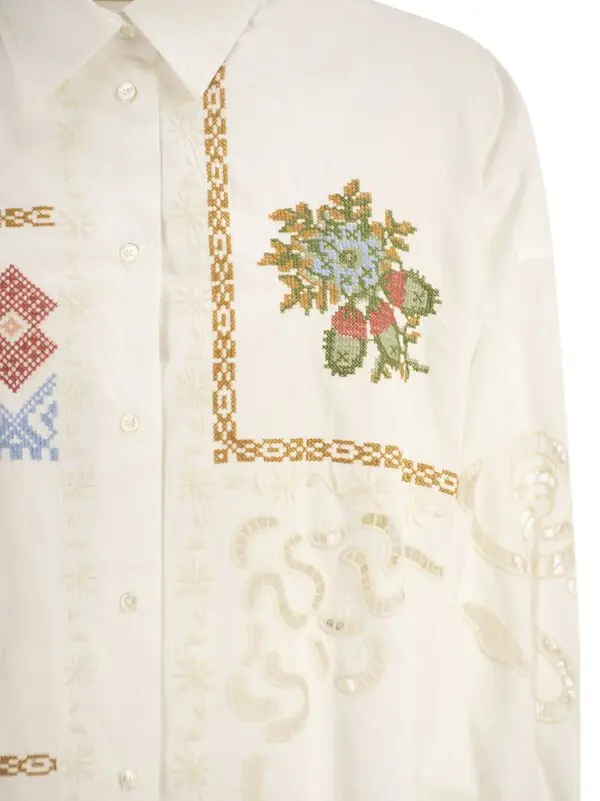 Max Mara Embroidered Shirt