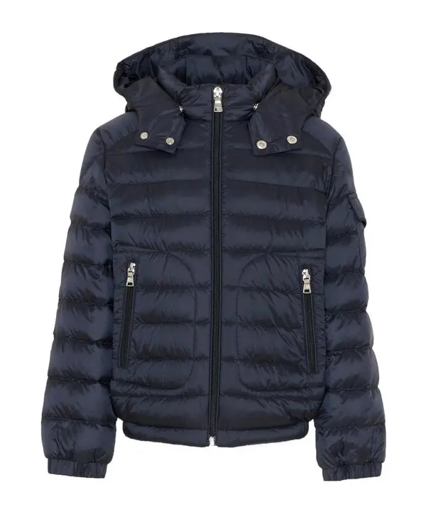 Moncler Lauros Hooded Down Jacket - Blue