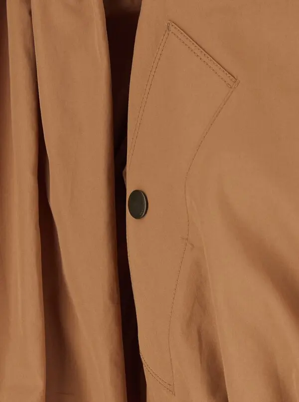 Chloé Ruched Detail High-neck Jacket