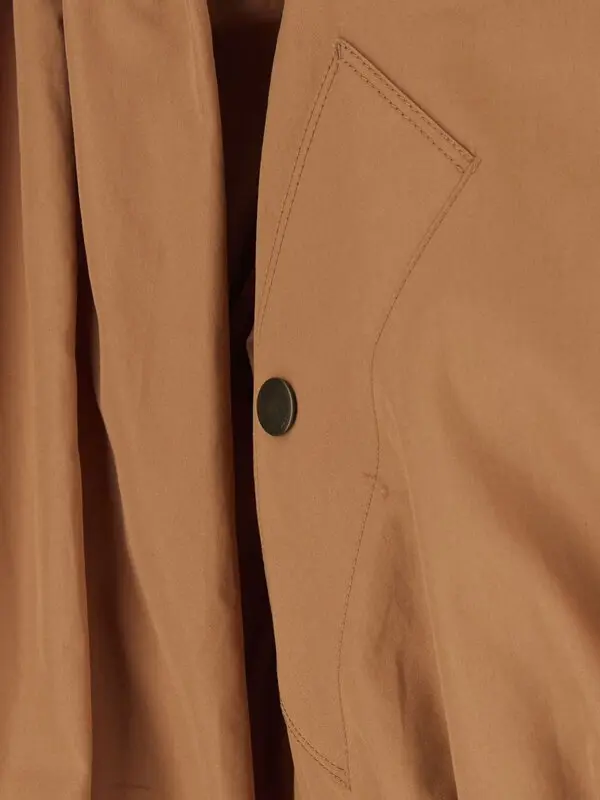 Chloé Ruched Detail High-neck Jacket