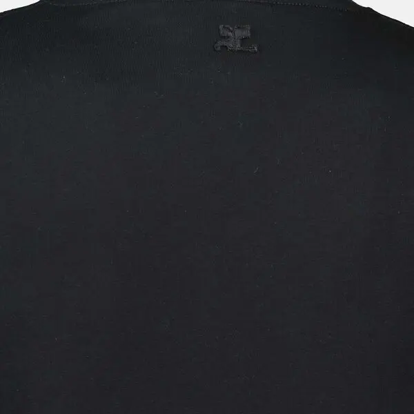COURREGES Courrèges Short-sleeved Crewneck T-shirt - Black