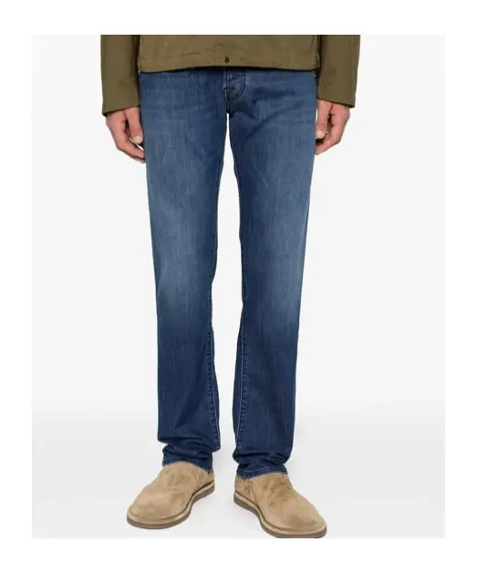 Jacob Cohen Belt Loop Jeans - Blue