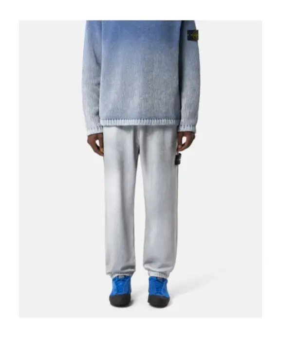 Stone Island Logo Patch Sweat Pants