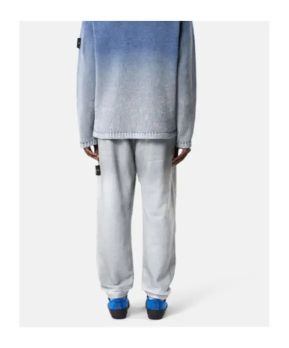 Stone Island Logo Patch Sweat Pants