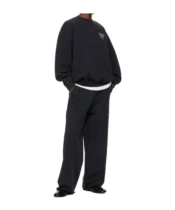 Vetements Global Mf' Long-sleeve Crew Neck Sweatshirt