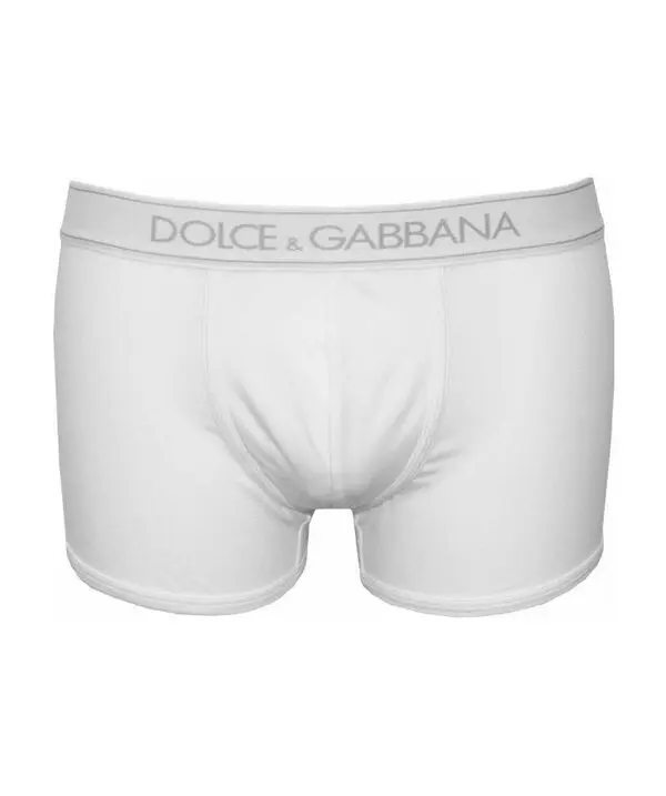 Dolce & Gabbana Printed Logo Underwear - White