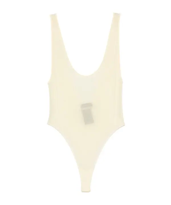 Wardrobe.NYC Swimsuit Bodysuit - White