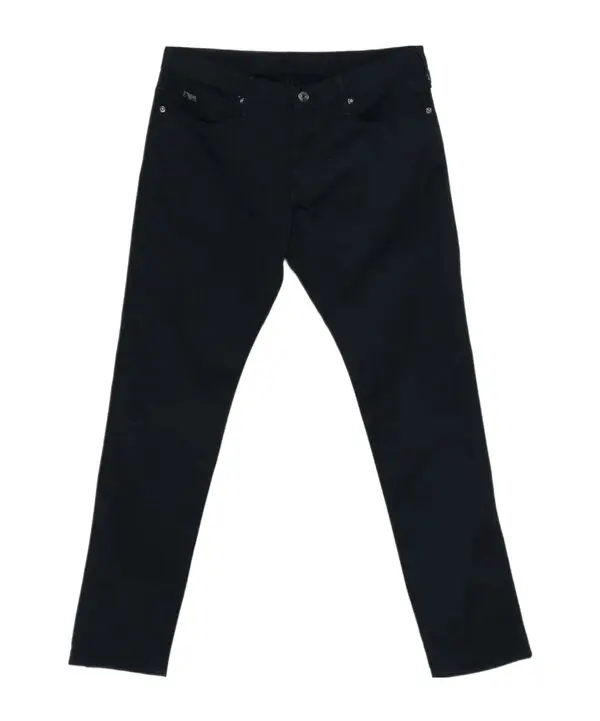 Emporio Armani Logo Plaque Trousers - Blue