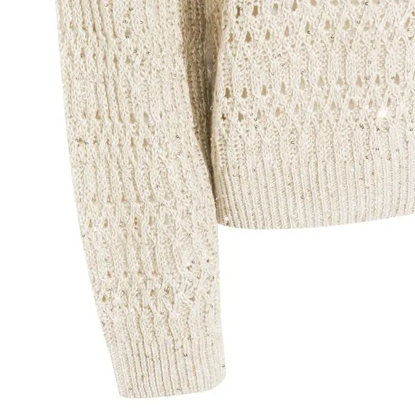 Brunello Cucinelli Long Sleeve Zipped Cardigan - Beige