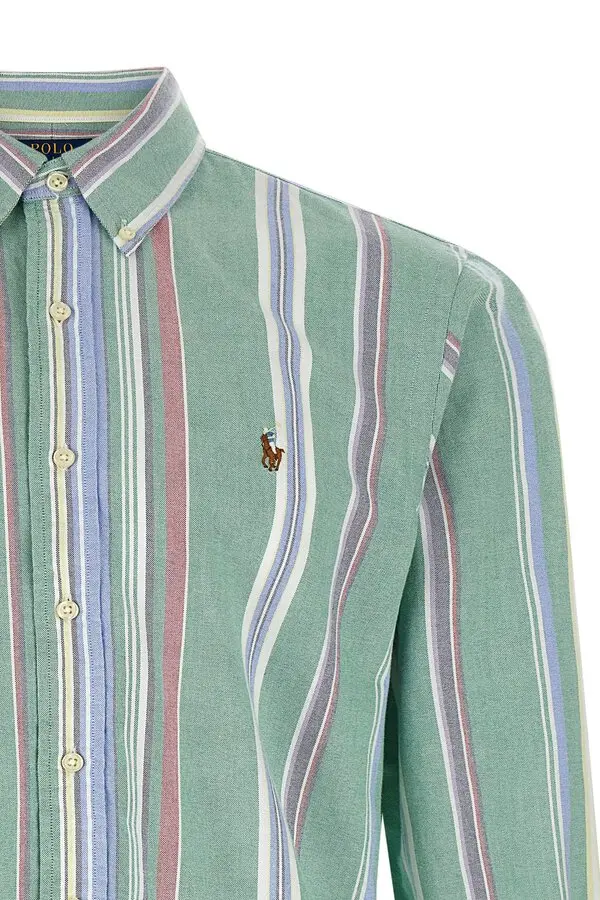 Polo Ralph Lauren Oxford Striped Buttoned Shirt - Multi-color