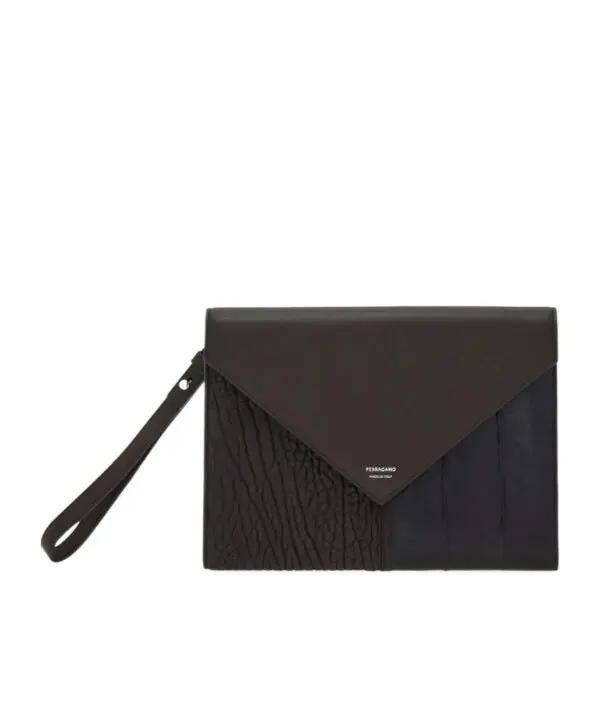 FERRAGAMO Document Holder - Black