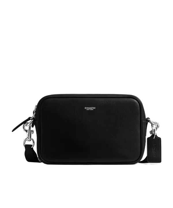 COACH Radio Zip Messenger Bag - Black