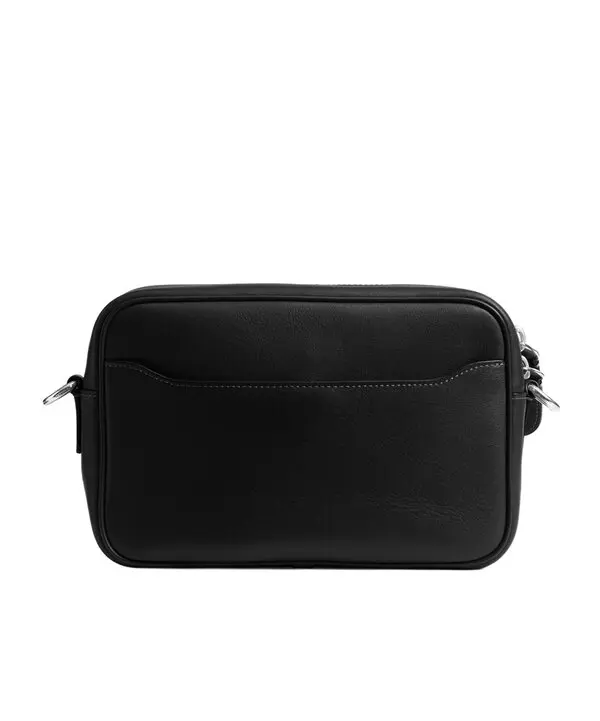 COACH Radio Zip Messenger Bag - Black