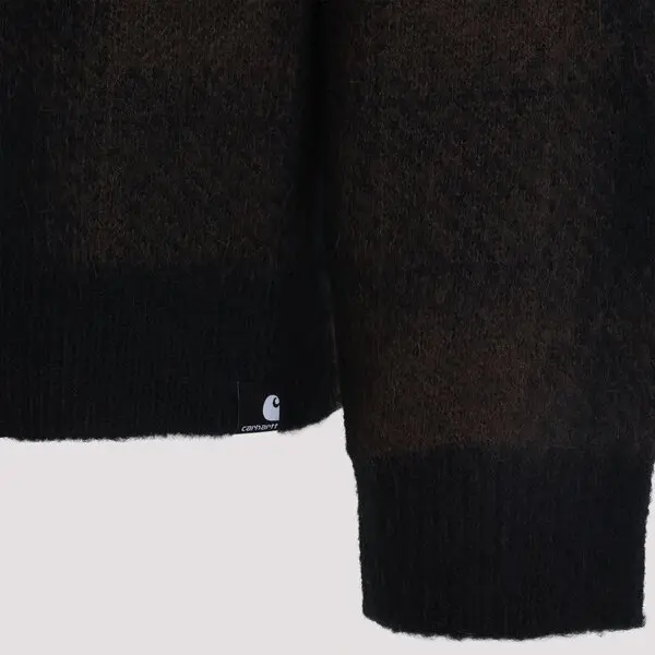 Carhartt Work In Progress Long-sleeved Knitted Cardigan - Black