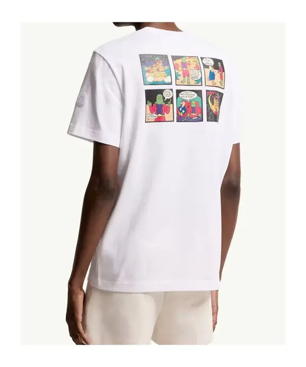 Moncler Space Monduck Printed Crewneck T-shirt