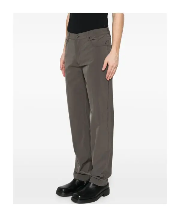 Emporio Armani Stretch Fit Five-pocket Trousers - Brown