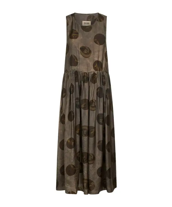 UMA WANG Sleeveless Round Neck Maxi Dress - No