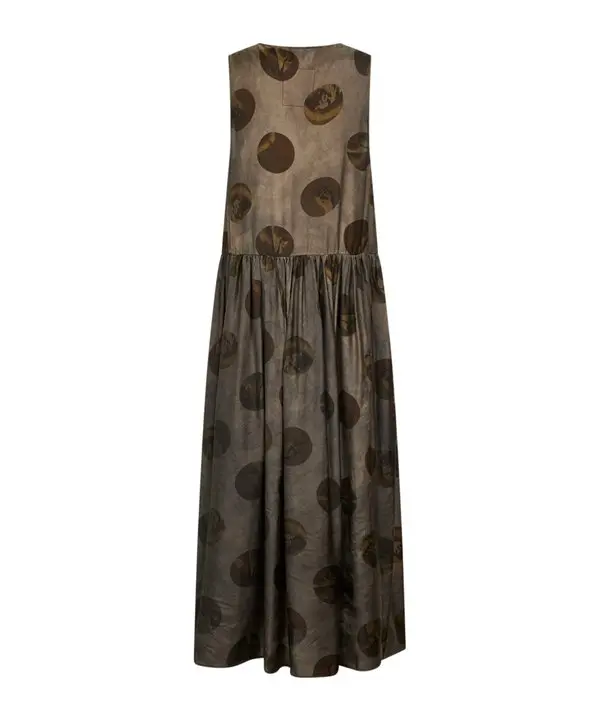 UMA WANG Sleeveless Round Neck Maxi Dress - No