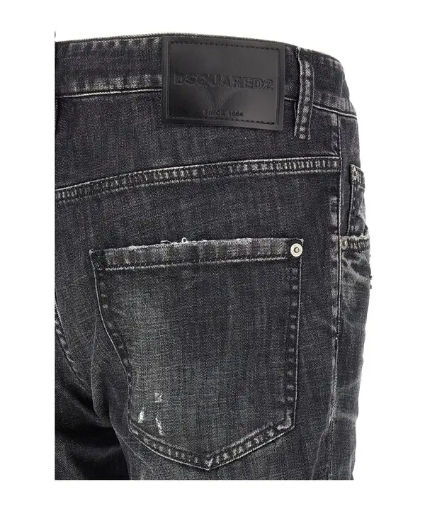 Dsquared2 Skater Distressed Jeans - Black