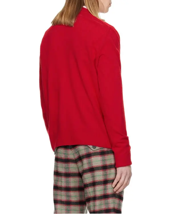 VIVIENNE WESTWOOD Long Sleeve Crewneck Jumper - Red