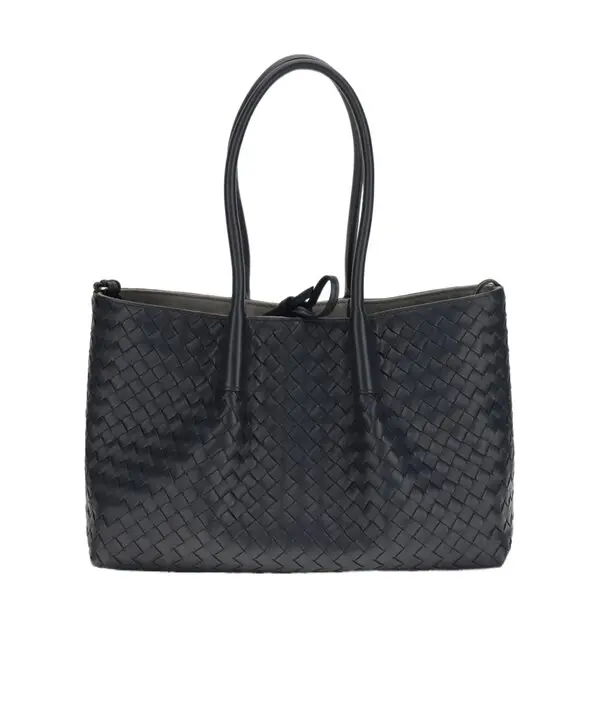Bottega Veneta Pinacoteca Woven Top Handle Bag - No