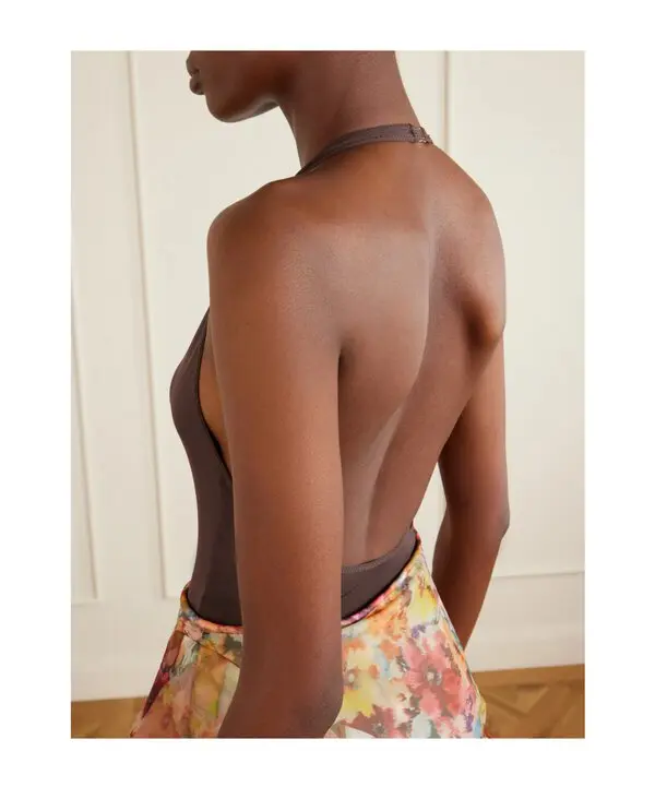 Zimmermann Luna Halterneck Bodysuit - No