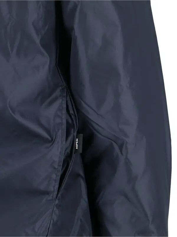 Aspesi Long Sleeve Shirt Jacket - Blue