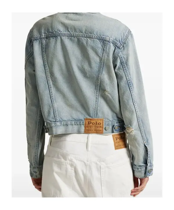 Polo Ralph Lauren Distressed Denim Trucker Jacket
