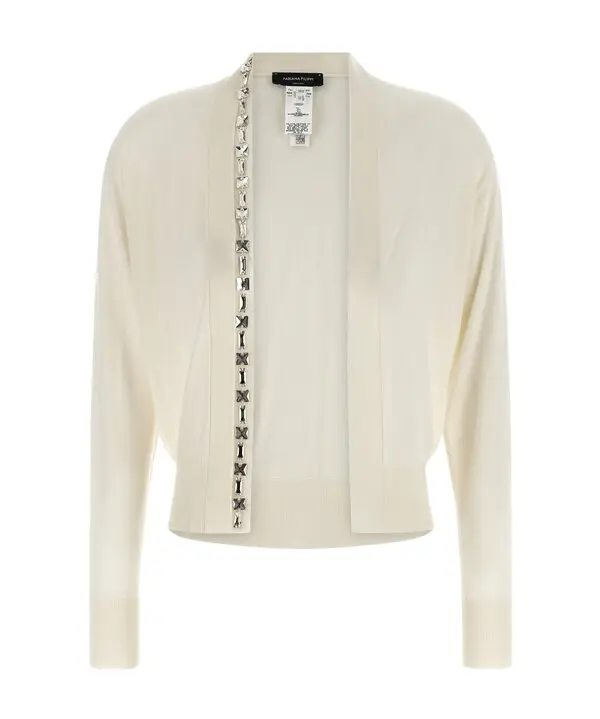 Fabiana Filippi Embellished Knitted Cardigan