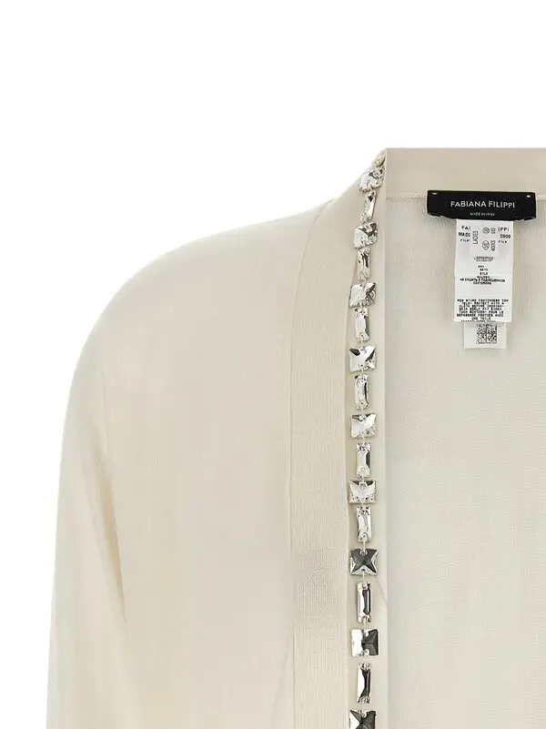 Fabiana Filippi Embellished Knitted Cardigan
