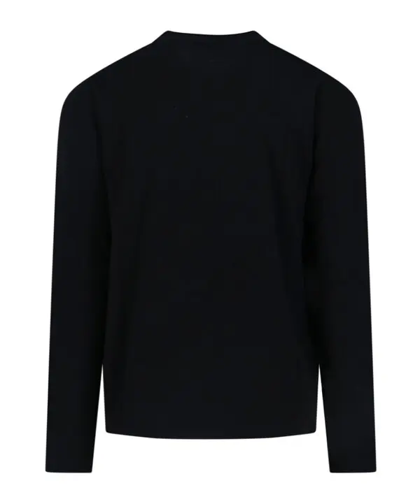 VIVIENNE WESTWOOD Long Sleeve Crewneck Jumper With Orb Embroidery - Black