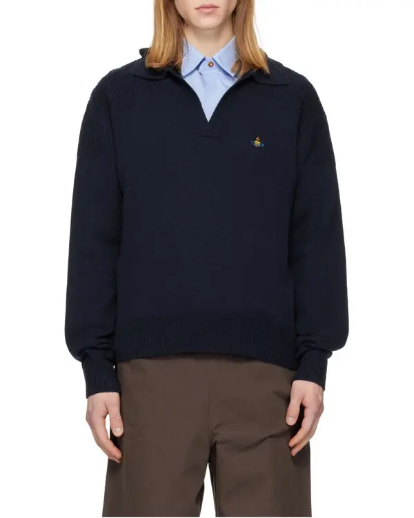 VIVIENNE WESTWOOD Long Sleeve Polo Jumper