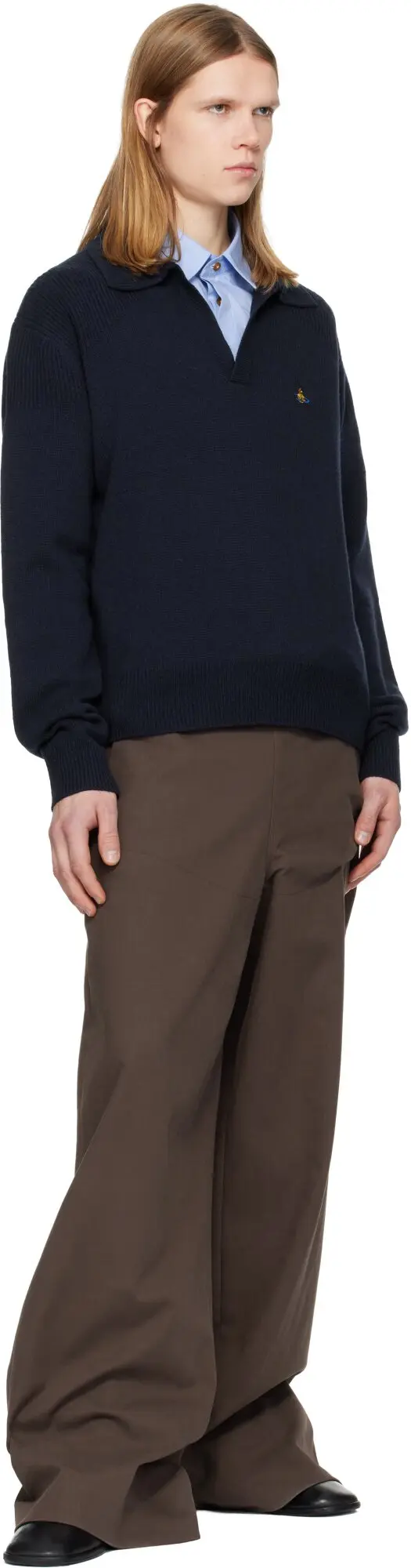 VIVIENNE WESTWOOD Long Sleeve Polo Jumper