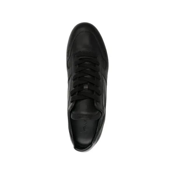 Rick Owens Leather Sneakers - Black