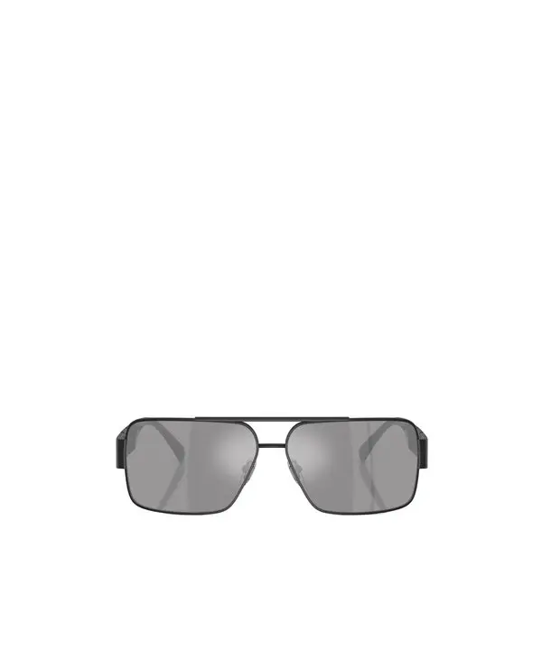 Versace Rectangle Frame Sunglasses - Black