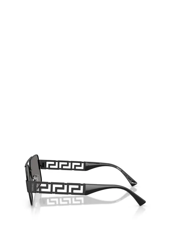 Versace Rectangle Frame Sunglasses - Black