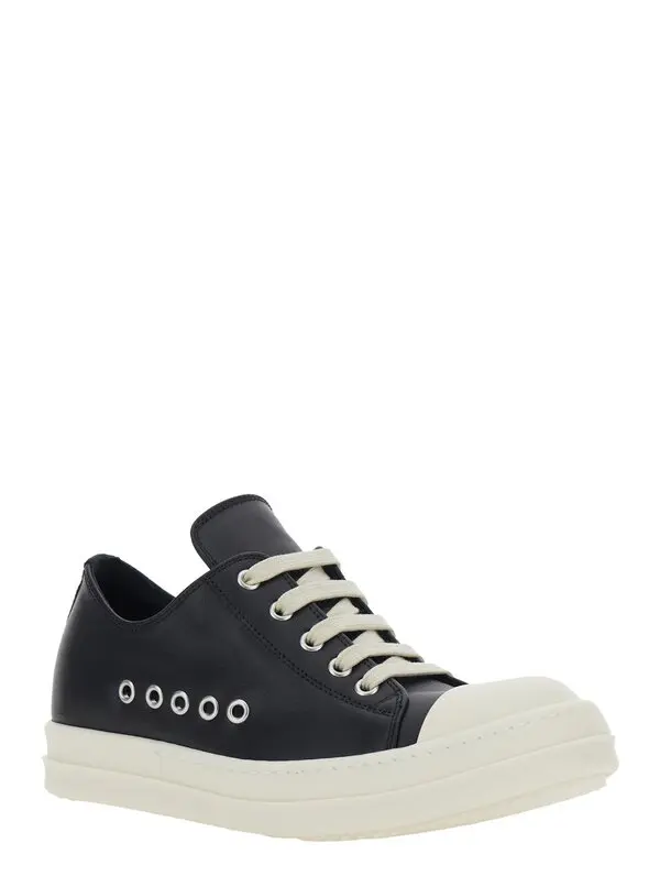 Rick Owens Low-top Sneakers With Tie Fastening