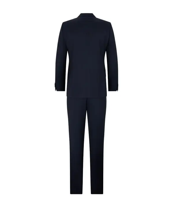 Zegna Slim Fit Wool Suit - Black