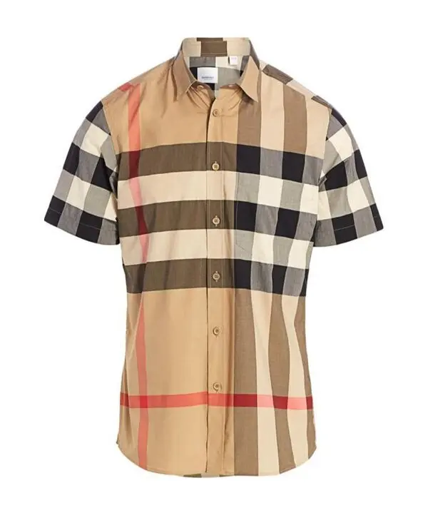 Burberry Checked Buttoned Shirt