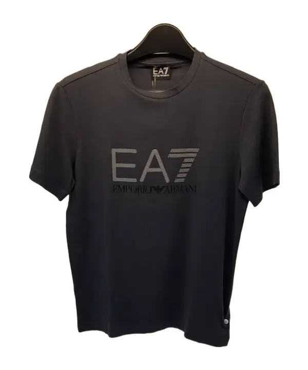 EA7 Logo Round-neck T-shirt