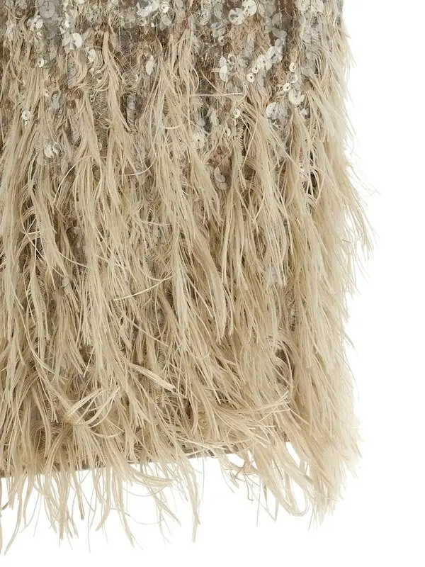 Brunello Cucinelli Sequin And Fringe Embellished Sleeveless Top