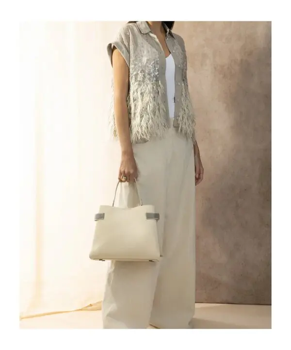 Brunello Cucinelli Sequin And Fringe Embellished Sleeveless Top