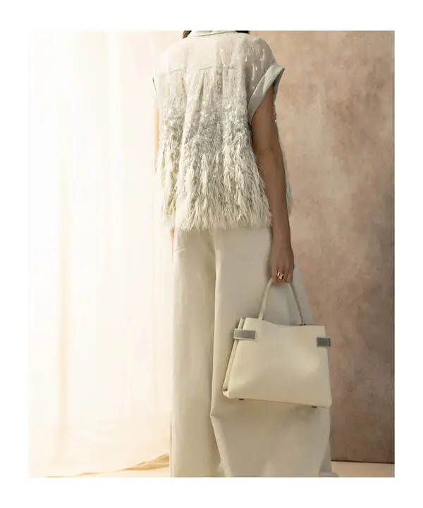 Brunello Cucinelli Sequin And Fringe Embellished Sleeveless Top