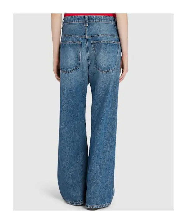 Khaite Winslow Mid Rise Baggy Jeans - No