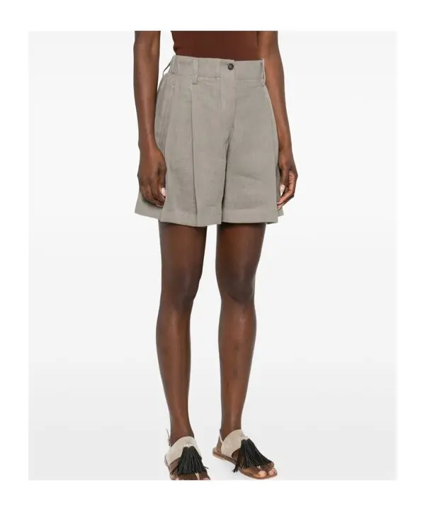 Brunello Cucinelli Double Pleated Shorts