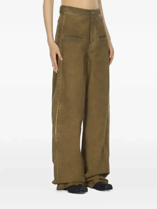 UMA WANG Wide-leg Ball Pants - Green