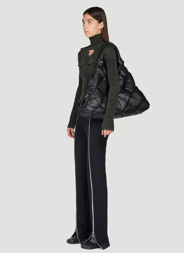 Bottega Veneta Bonded Stretch Cavalry Slim Trousers