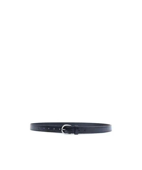 ANN DEMEULEMEESTER Konji Leather Belt - Black