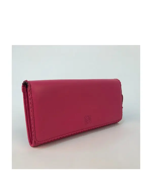 Loewe Zipper Wallet - Red