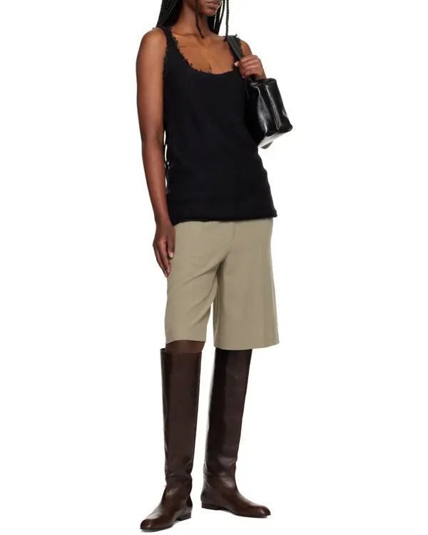 TOTEME Mohair Knit Tank With Raw Hem
